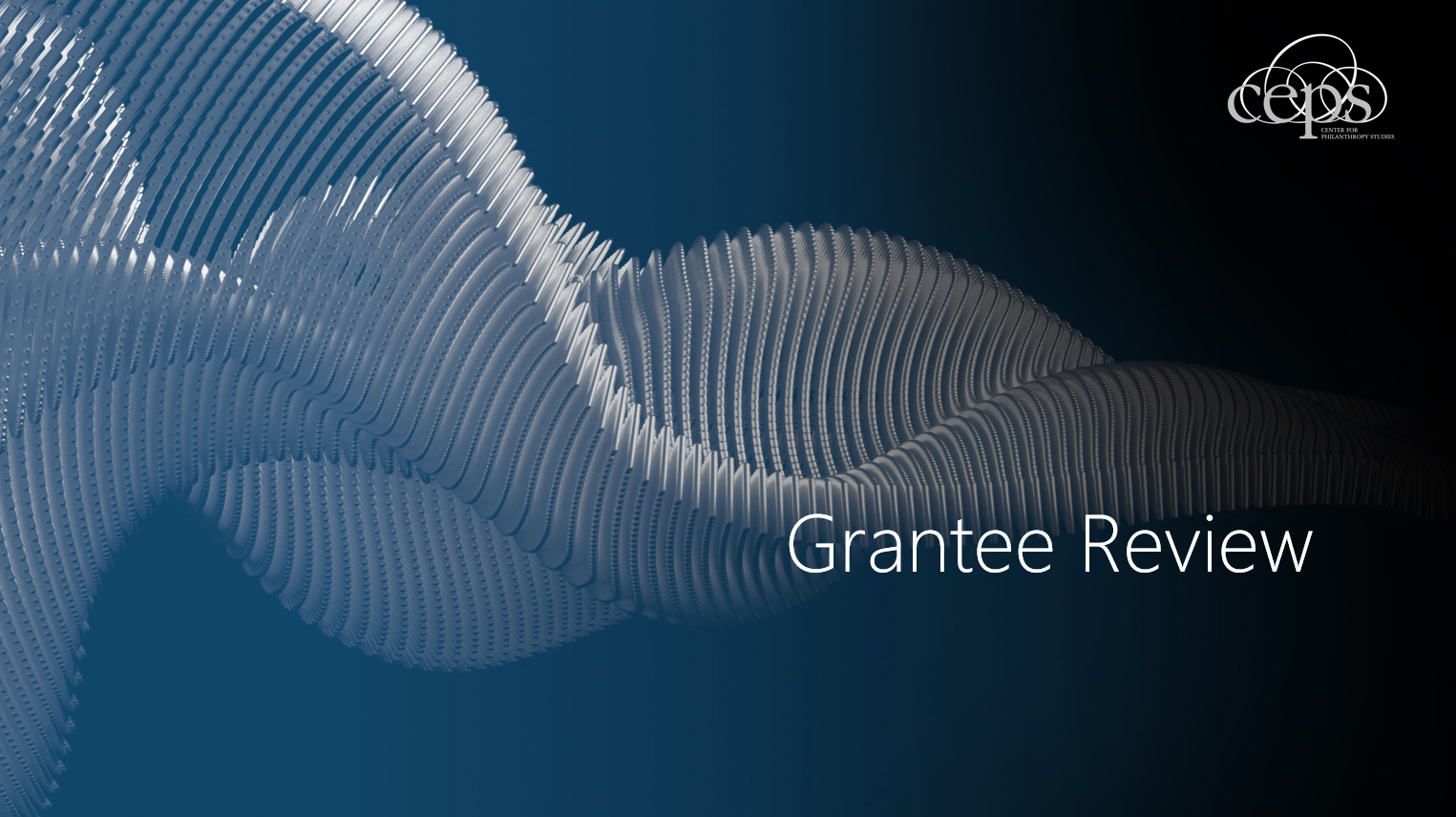 Grantee Review | Center for Philanthropy Studies